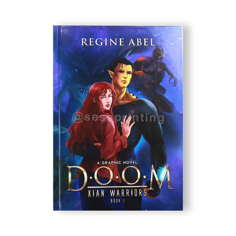 Custom Book Printing Service Hardcover Full Color Children Comic Book