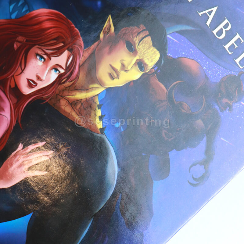 Custom Book Printing Service Hardcover Full Color Children Comic Book